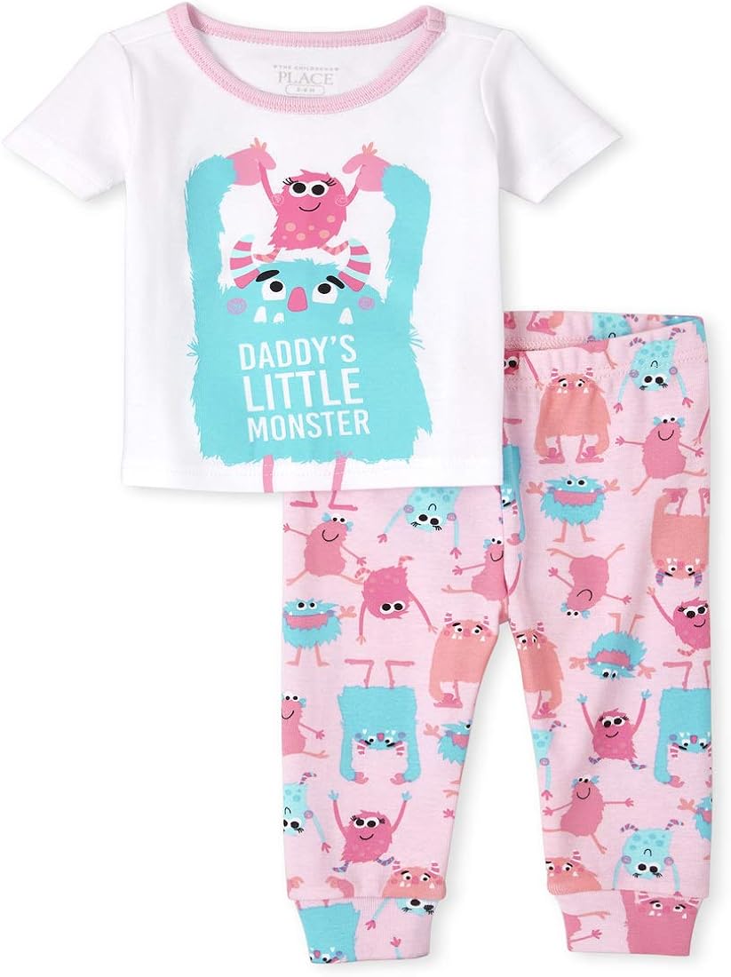 Amazon.com: The Children's Place Baby and Toddler Girls Monster Snug ...