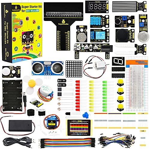 KEYESTUDIO Super Starter Kit for Microbit V2 V1.5 STEM Learning|Without Micro:bit Board,40 ...