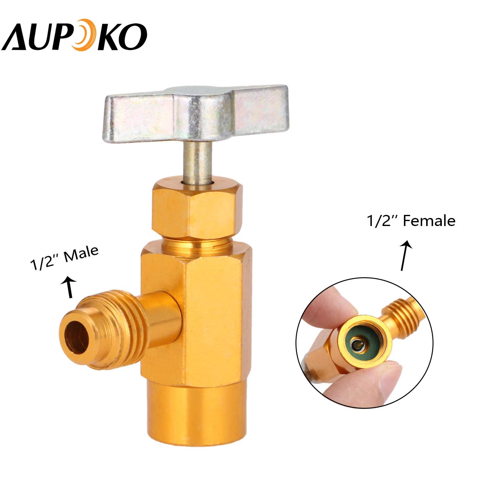 Mua Aupoko R134A Dispenser Valve AC Refrigerant Bottle Opener, R134A ...