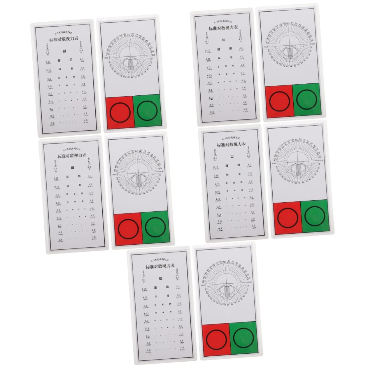 Mua Mobestech 10 Pcs Mini Eye Chart Wall Hanging Kids Chart Eye Wall Chart Snellen Eye Chart ...