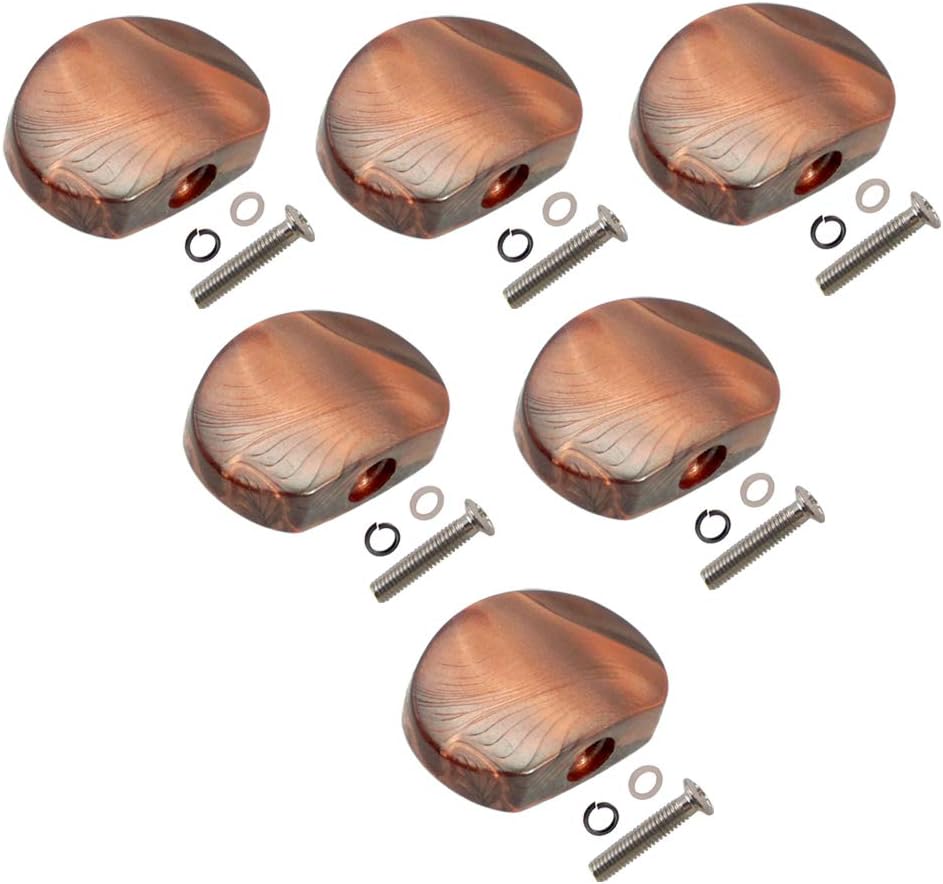 Amazon.com: Pack of 6 Universal Guitar Tuner Machine Head Semicircle ...