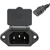 Amazon.com: JSADZKJ IEC C13 Power Plug Connector C13 Female Plug Rewirable Power Adapter ...