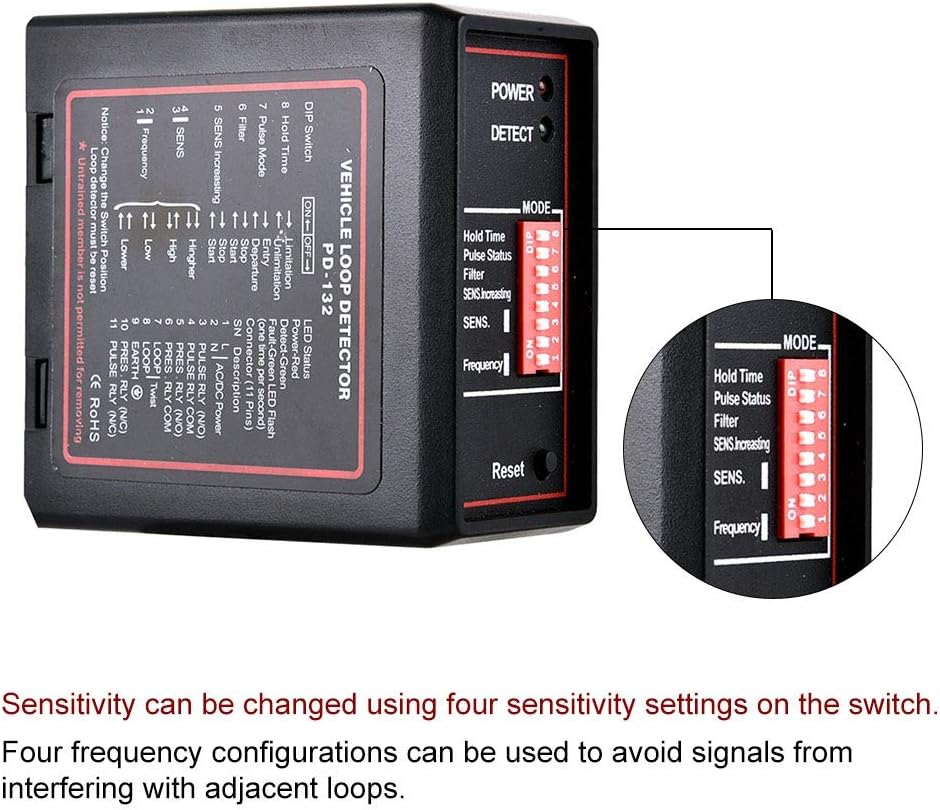 Car Park Barrier Loop Detectors Inductive Vehicle Loop Detector/Loop Sensor for Vehicle Access ...