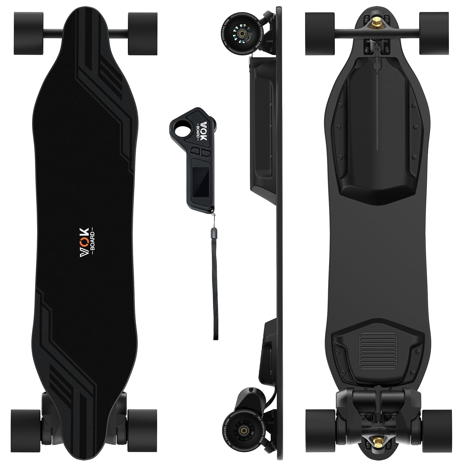 Mua VOKBOARD Electric Skateboard with Remote - Dual 1200W Belt Motors ...