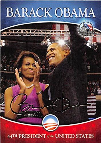 Barack Obama & Michelle Obama trading card (44th President of the ...