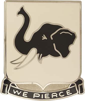 Amazon.com: 64th Armor Unit Crest (We Pierce): Clothing, Shoes & Jewelry