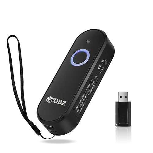 Mini 2D Bluetooth Barcode Scanner 2.4G Wireless Barcode Scanner, 3-in-1 ...