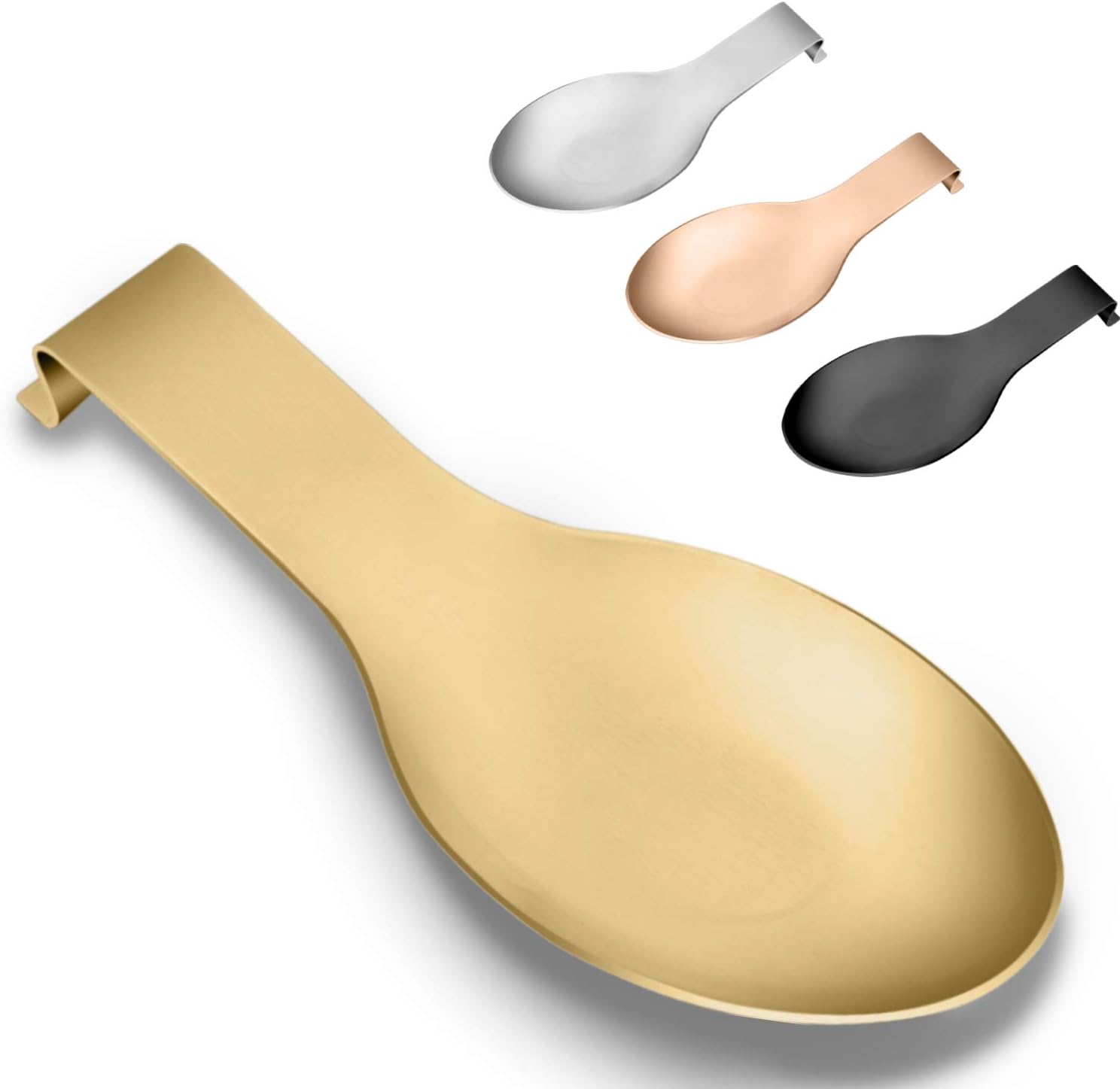 Amazon.com: Stainless Steel Spoon Rest, Spatula Ladle Holder, Stainless ...