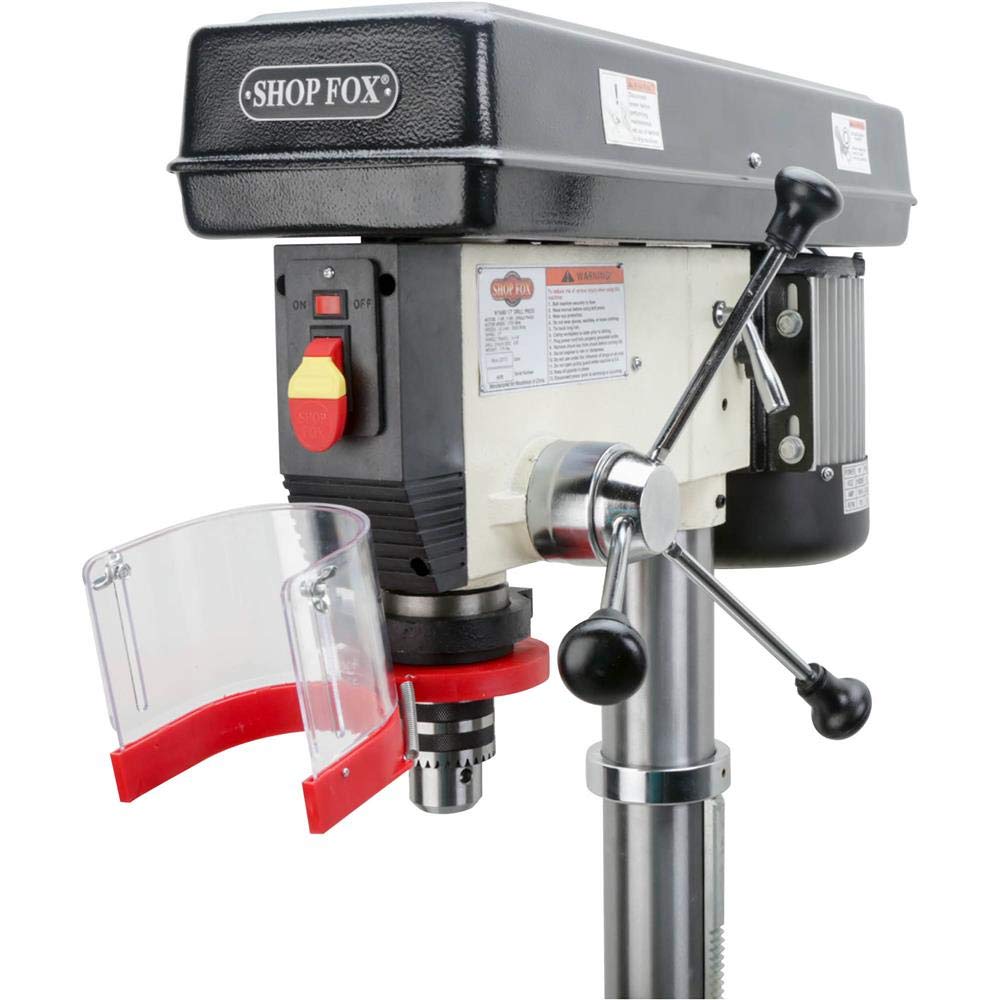 SHOP FOX W1680 1-Horsepower 17-Inch Floor Model Drill Press, 34 Inch on ...