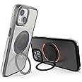Amazon.com: LAUDTEC Air-Filled Bumper Case for iPhone 15 with Stand, 360° Rotatable Magnetic ...
