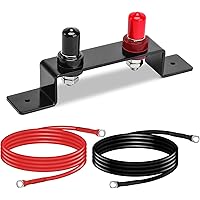 Amazon.com: Linkstyle Battery Jump Post Kit, Cable and Mounting Bracket Terminals Relocation Kit ...