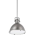 Capital Lighting 4432AN Transitional 1-Light Pendant, Antique Nickel ...