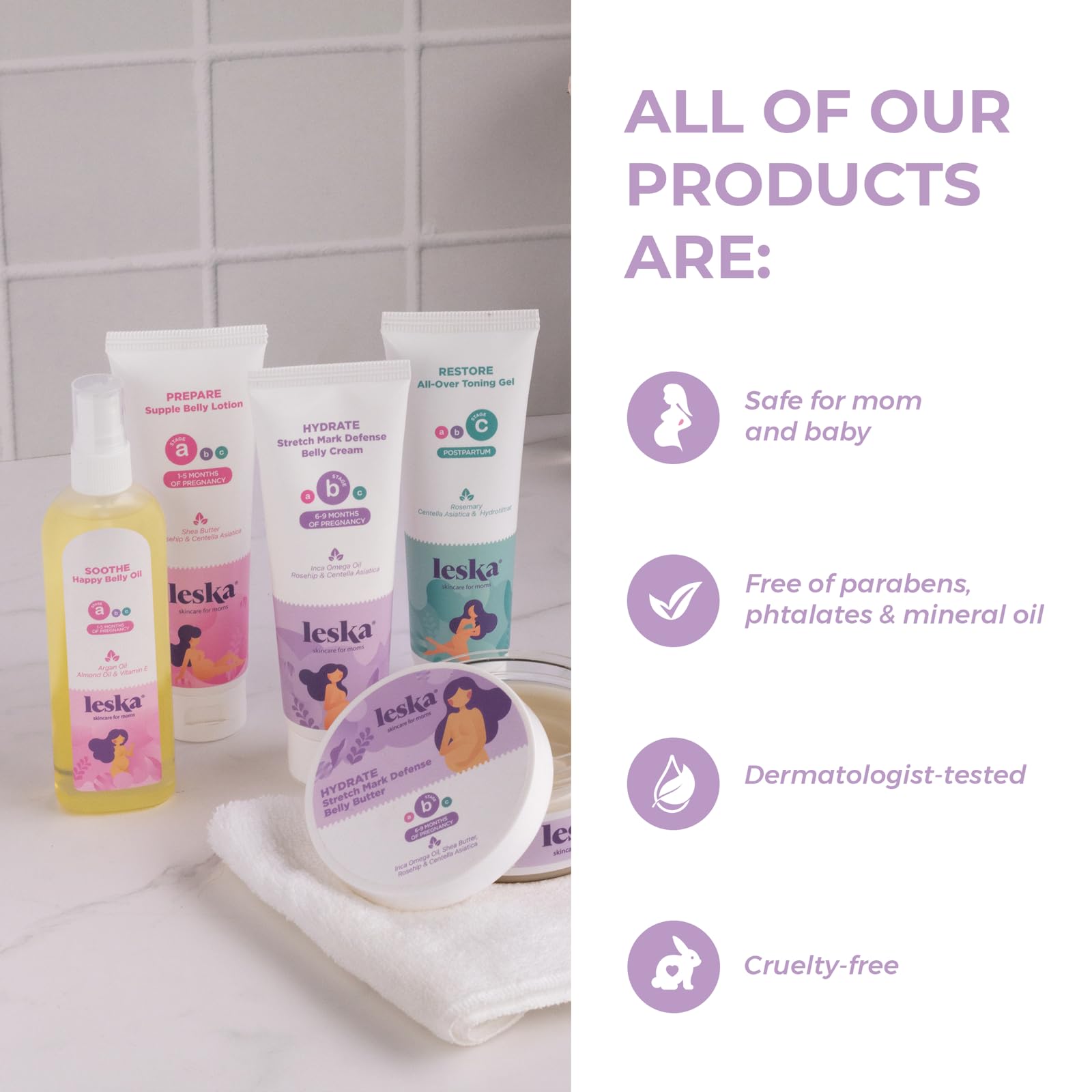 Mua Maternity Set | Belly Lotion, Stretch Mark Defense Cream, All-Over ...