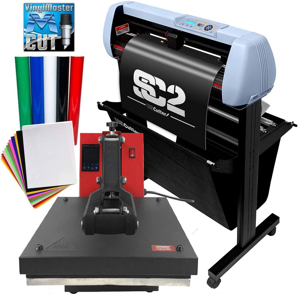 Amazon.com: USCutter Bundle: 34" SC2 Vinyl Cutter w/Catch Basket + 15 ...