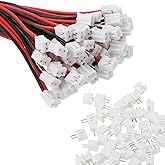 Amazon.com: daier 20 Sets Mini Micro Sh 1.0 Jst 4-Pin Connector Plug Male with 150mm Cable ...