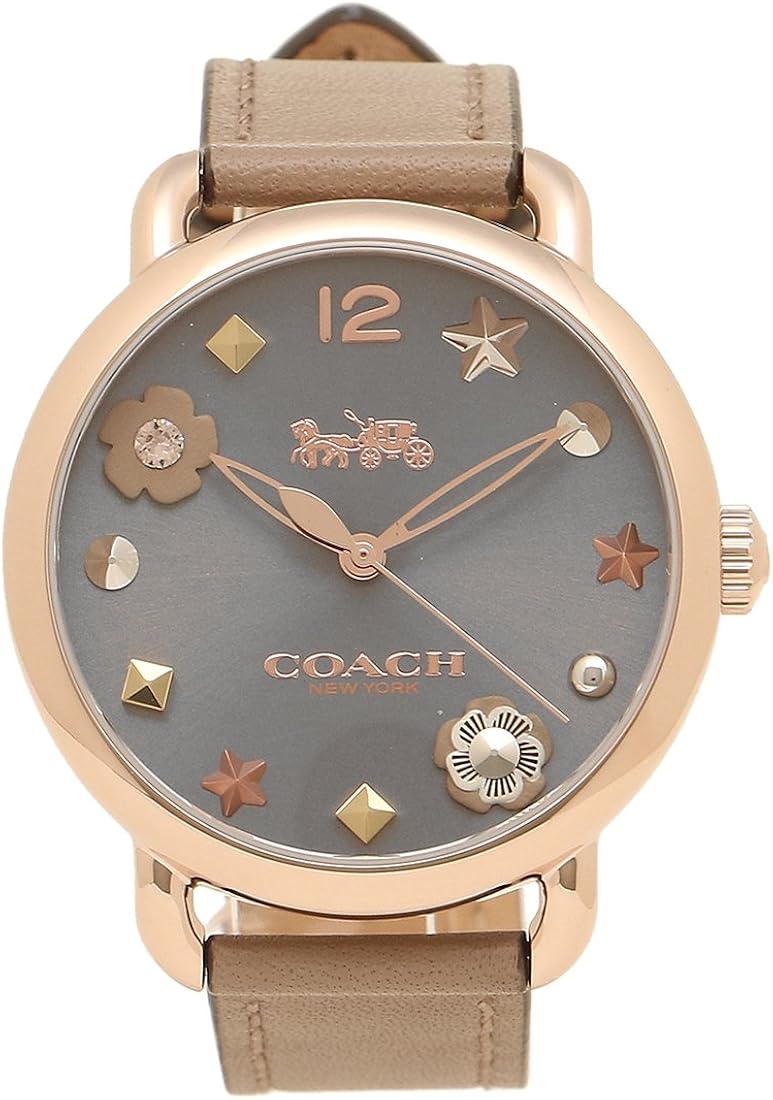 Amazon | [コーチ] 腕時計 レディース COACH 14502797 ブラウン グレー ゴールド [並行輸入品] | レディース腕 ...