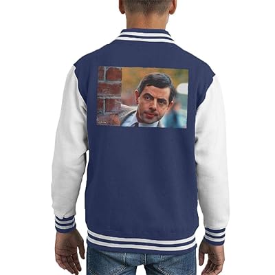 Buy Mr Bean Looking Around Corner Kids Varsity Jacket Online at Lowest ...