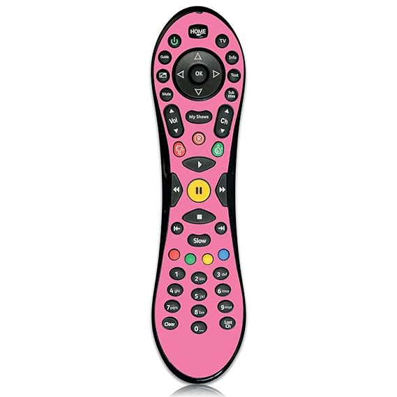 Virgin Media TiVo TV Remote Controller Vinyl Skin Sticker (Pink ...