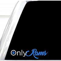 Amazon.com - Only Rams Decal, H 2 by L 7 Inches, Funny Off Road 4x4 ...