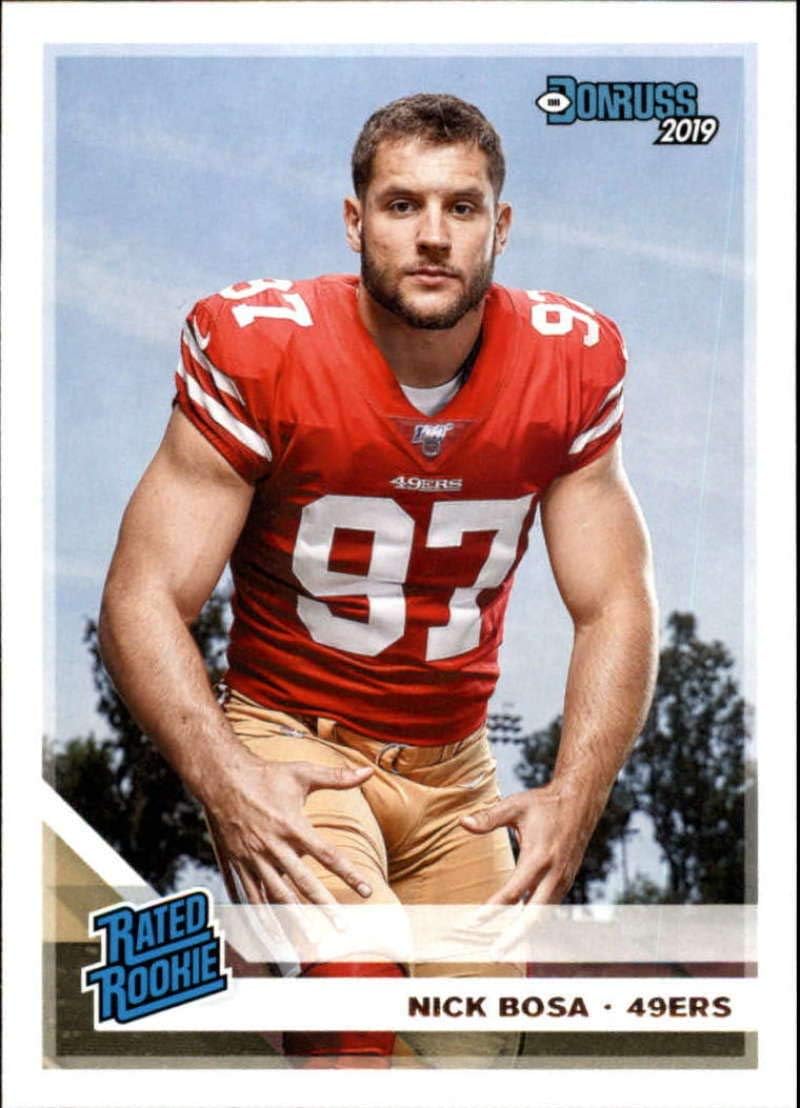Amazon.com: 2019 Donruss Football #318 Nick Bosa San Francisco 49ers ...