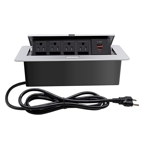 Pop up Outlet; Power Strip; Embedded countertop Outlet; 4 Power Outlets ...
