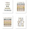 Amazon.com: PUHEI Inspirational Classroom Wall Decor, Positive ...