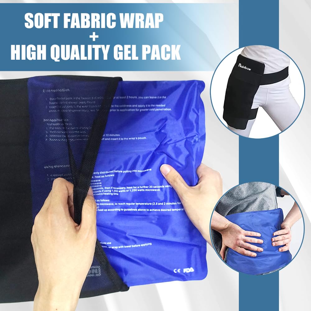 Mua RAINBOW Gel Ice Packs for Injuries Reusable, Hot Cold Therapy Ice ...