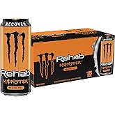Amazon.com: Monster Energy Rehab Green Tea + Energy, Energy Iced Tea ...