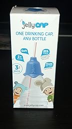 Amazon.com : JellyCAP - One Drinking CAP, Any Bottle (3 Count) (Blue ...