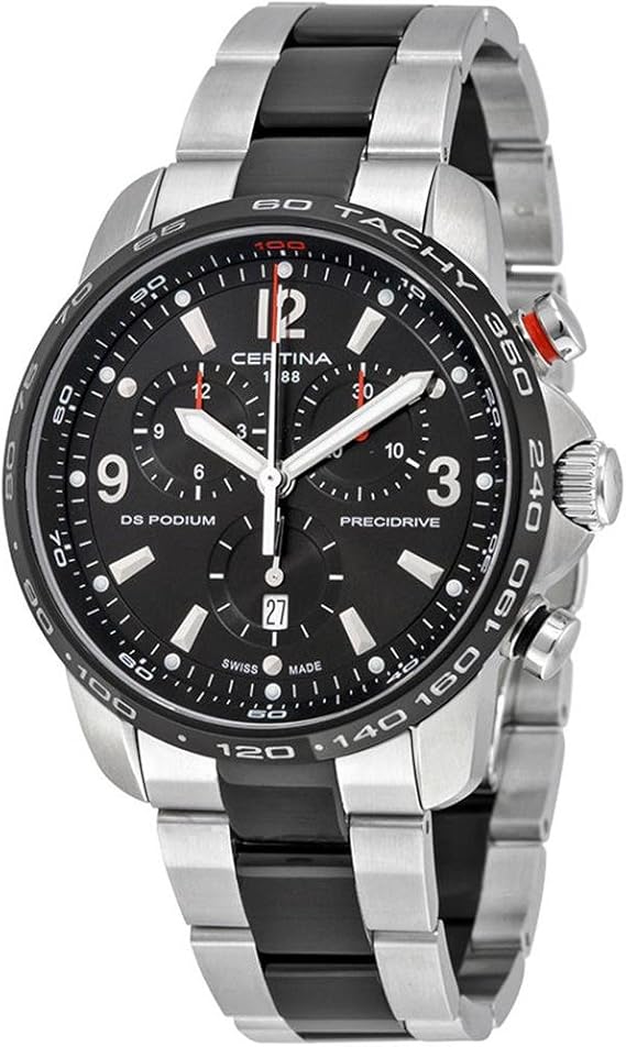 CERTINA DS PODIUM HERREN-ARMBANDUHR 44MM SCHWEIZER QUARZ C001.647.22.057.00: Amazon.de: Uhren