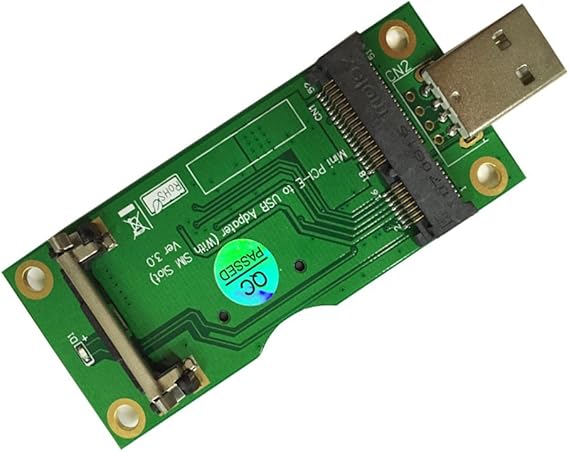 Amazon.com: Jeasun Mini PCI-E to USB Adapter/Converter With SIM Card ...