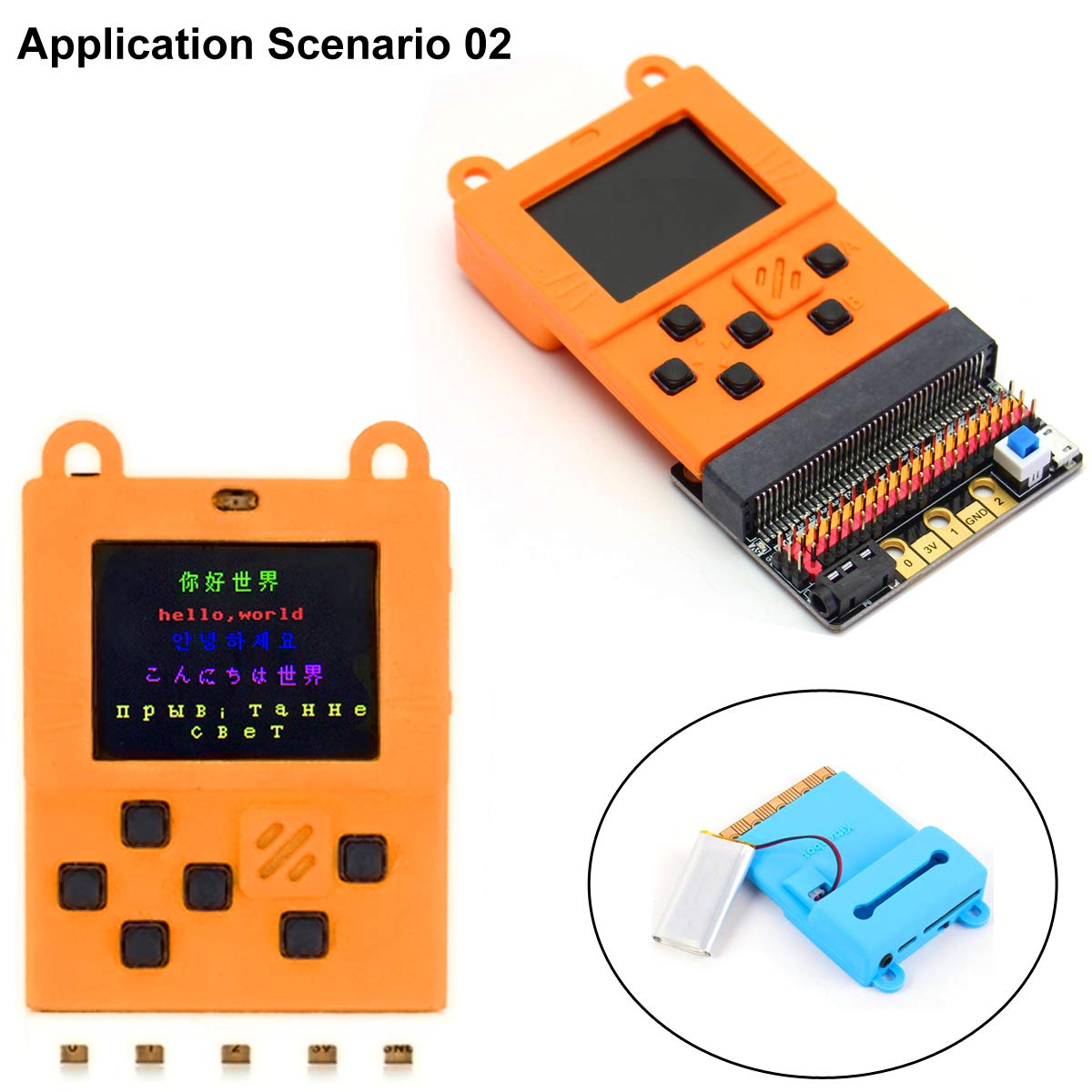 Mua KittenBot Meowbit Card-Sized Retro Game Computer Codable Console for Microsoft Makecode ...