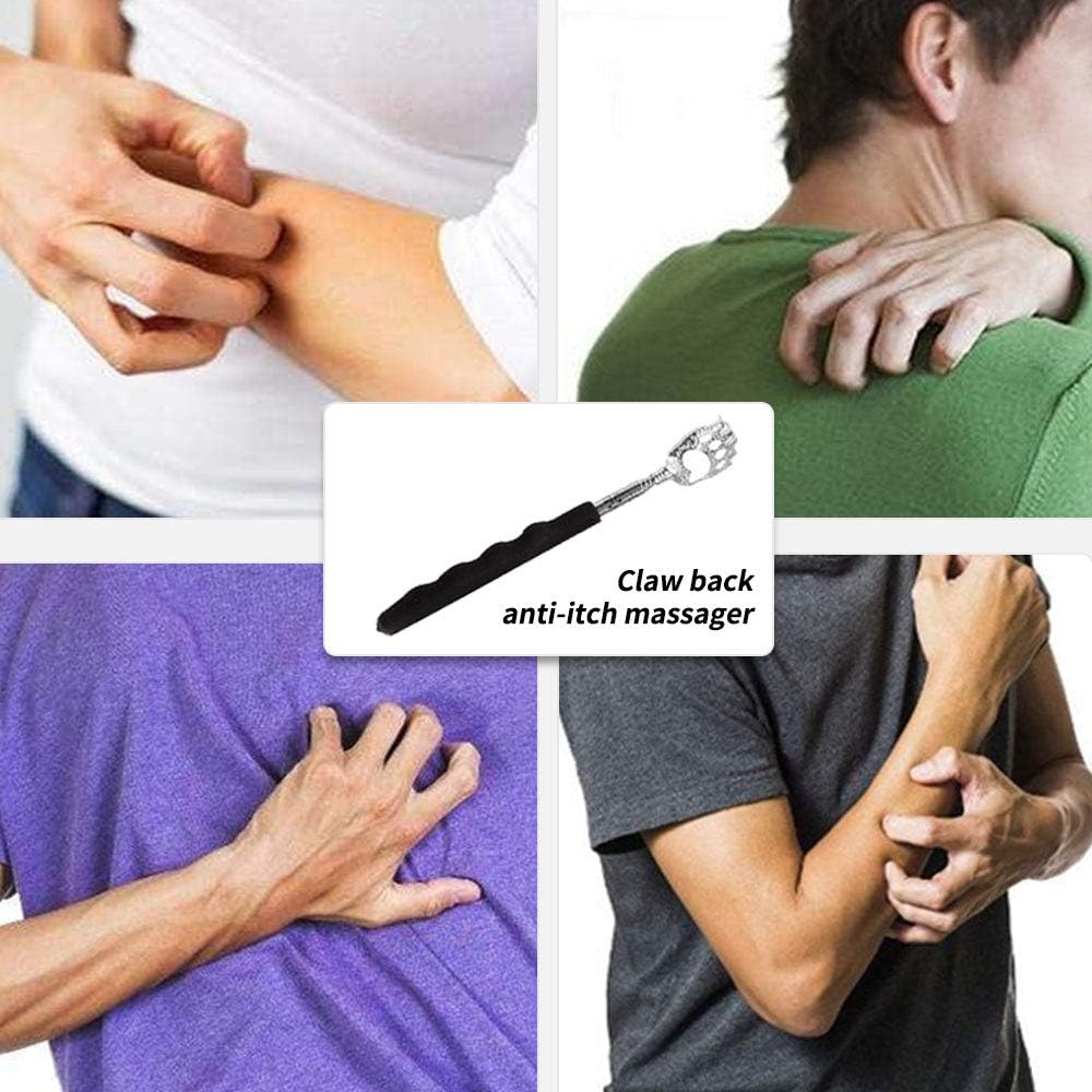 Back Scratcher Extendable Telescopic Hand Massager Stainless Steel with ...