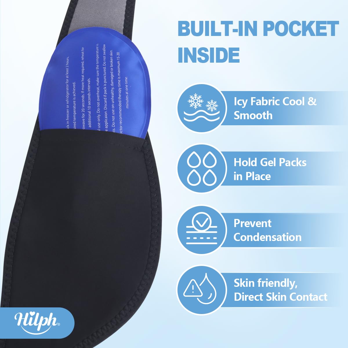 Mua Face Ice Pack Wisdom Teeth Ice Pack Head Wrap for Jaw & Chin ...