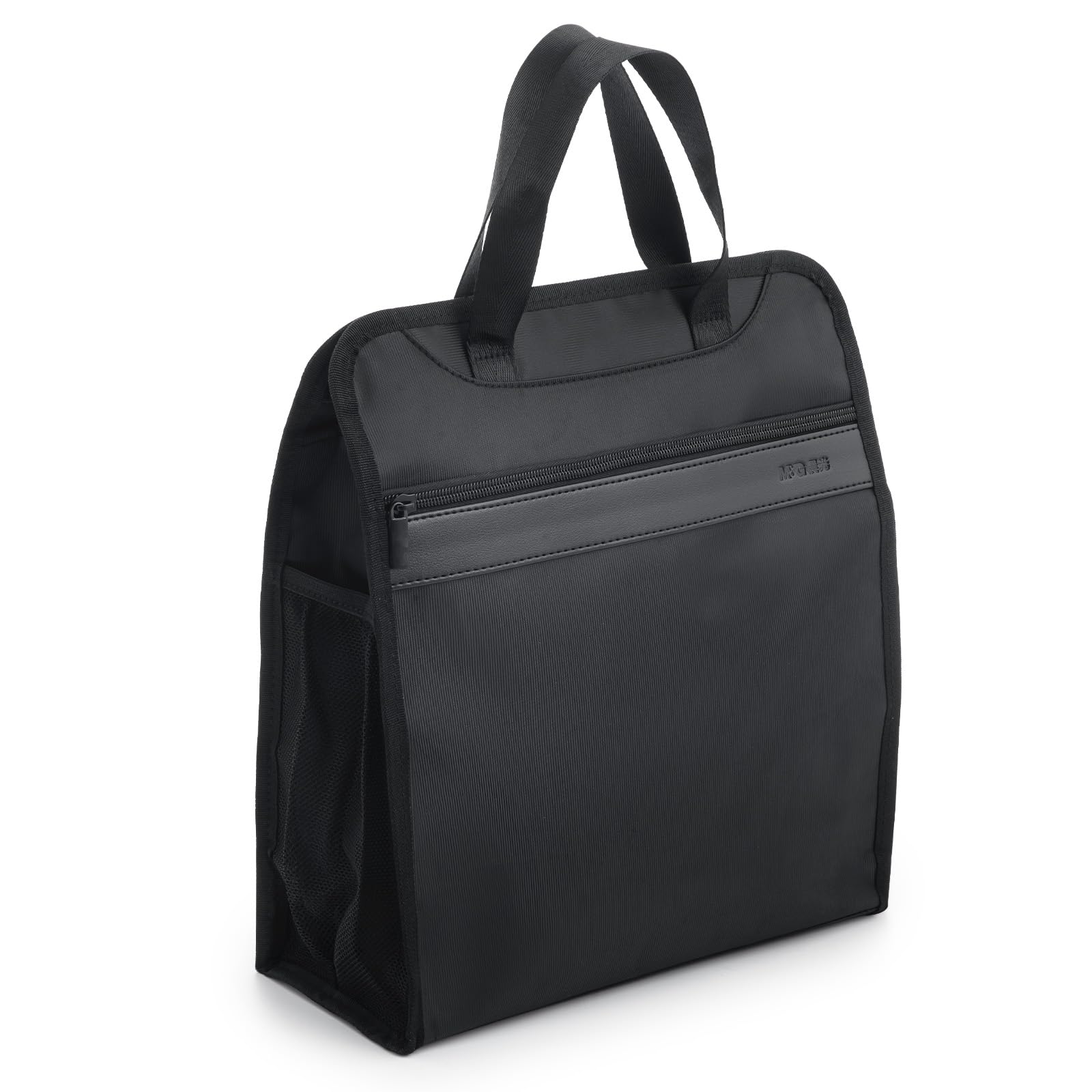 M&G Oxford Zipper Document File Bag, Vertical Double Layer Waterproof ...