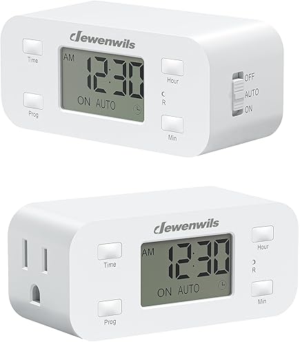 Woods Indoor Digital Timer Manual Digitally Programmable Outdoor