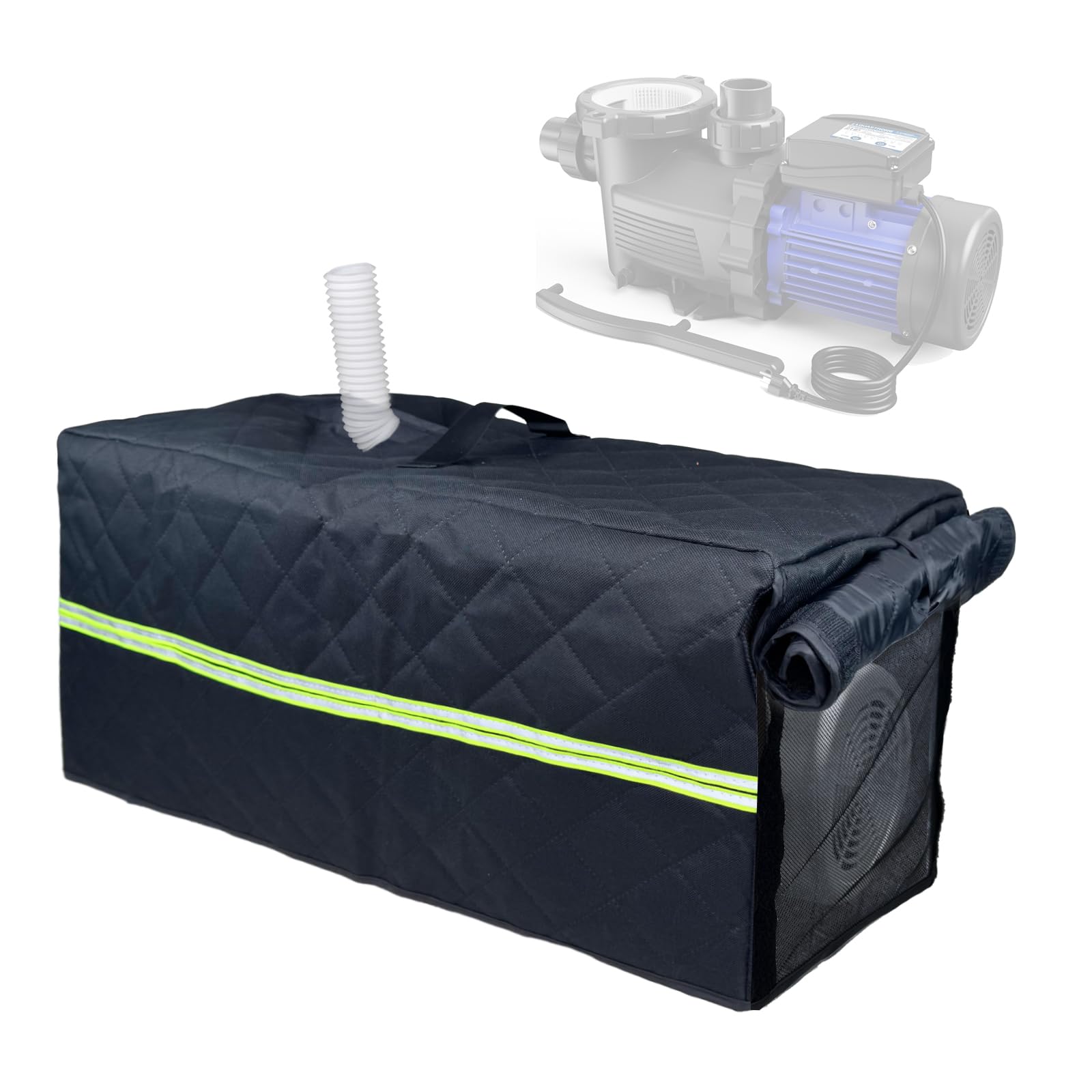 Pool Pump Covers for Outside Units 24"x11"x11" with Glow in Dark Stripe ...