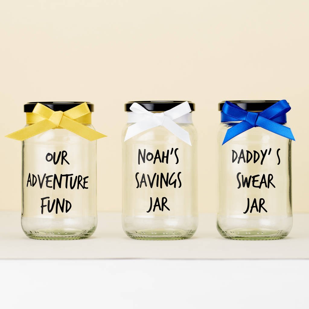 Amazon.com: Personalized Savings Jar: Handmade