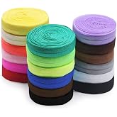 Amazon.com: JESEP 100 Yards Fold Over Elastic 5/8'' 15mm Stretch ...