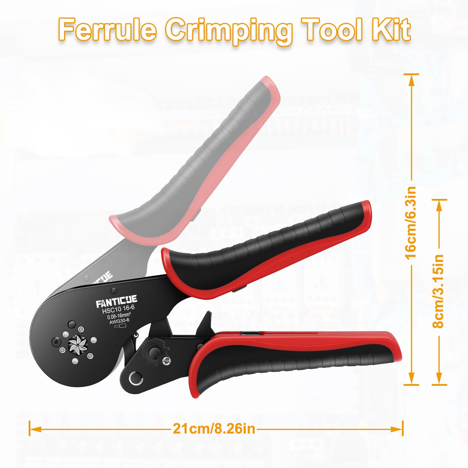 Mua FANTICDE Ferrule Crimping Tool Kit, Wire Crimping Plier Set with ...