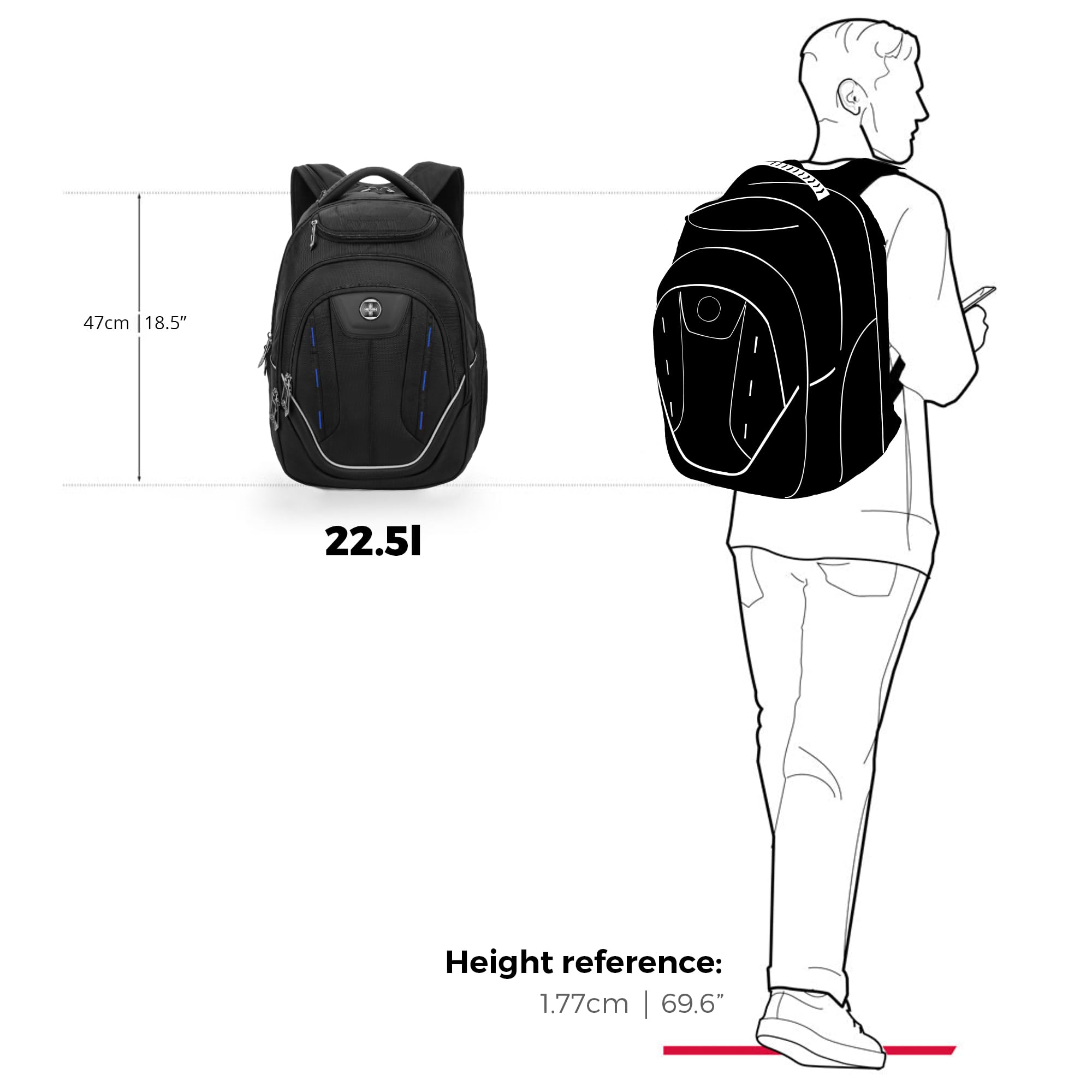 Mua Swissdigital Swissdigital Design TSA-Friendly Large Backpack ...