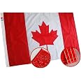 Premium Canada Flag 3X5 Ft Outdoor Indoor,| Embroidered Maple Leaf ...