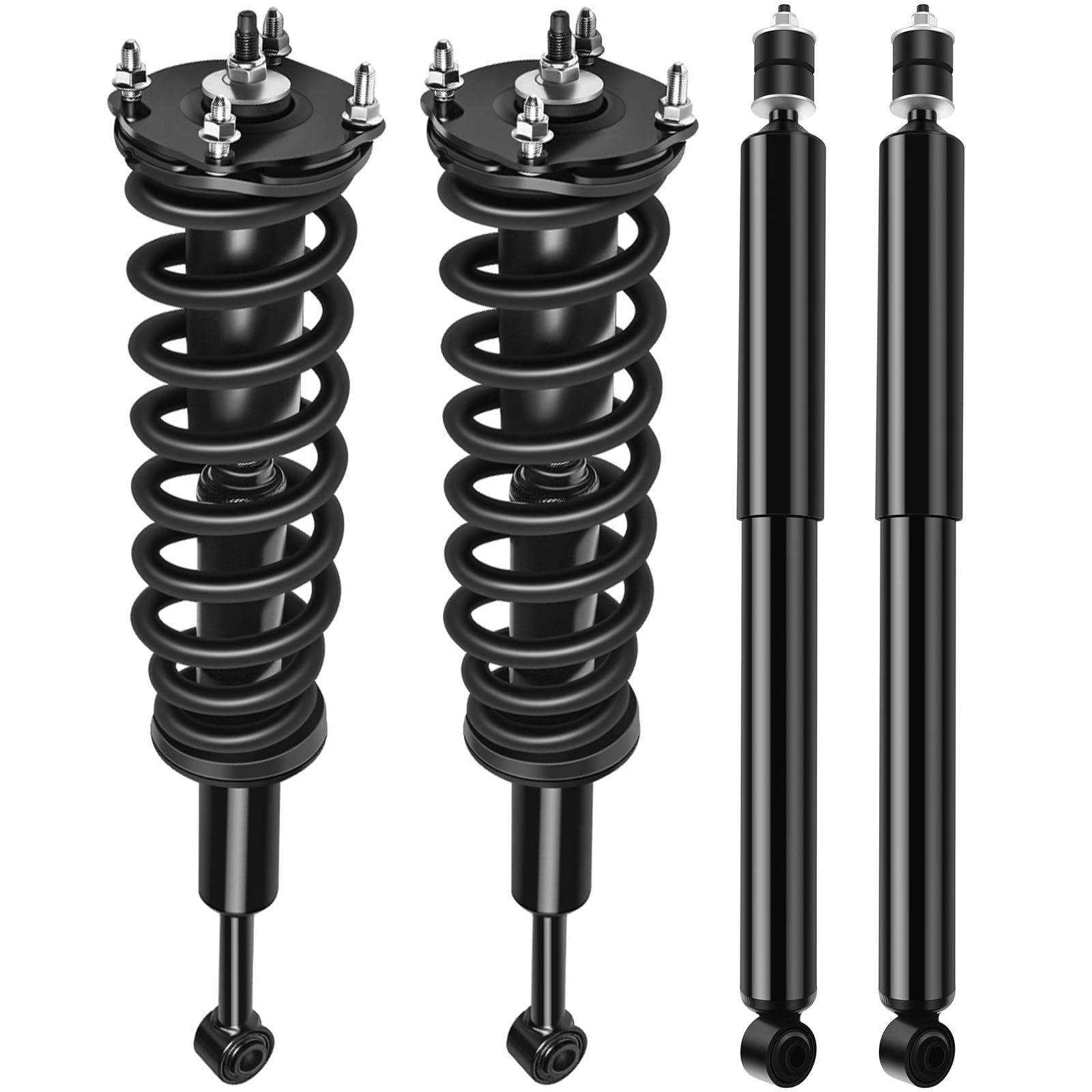 Complete Strut Spring Assembly,Front and Rear SCITOO Struts Shock ...