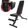 Amazon.com : HIGHRAZON Weight Bench, Adjustable Strength Training Bench of Home Gym Strength ...