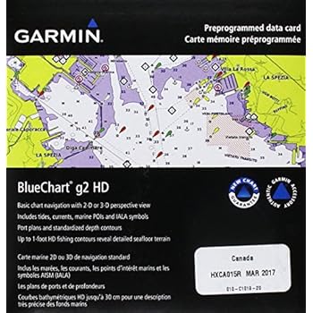 Amazon.com: Garmin BlueChart g2 Canada Salt/Freshwater Map microSD Card ...