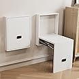 Wall Mounted Folding Entryway Shoe Changing Stool Chair, Foldable ...