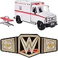 Amazon.com: Bundle of Mattel WWE Slambulance Wrekkin' Vehicle Breakaway ...