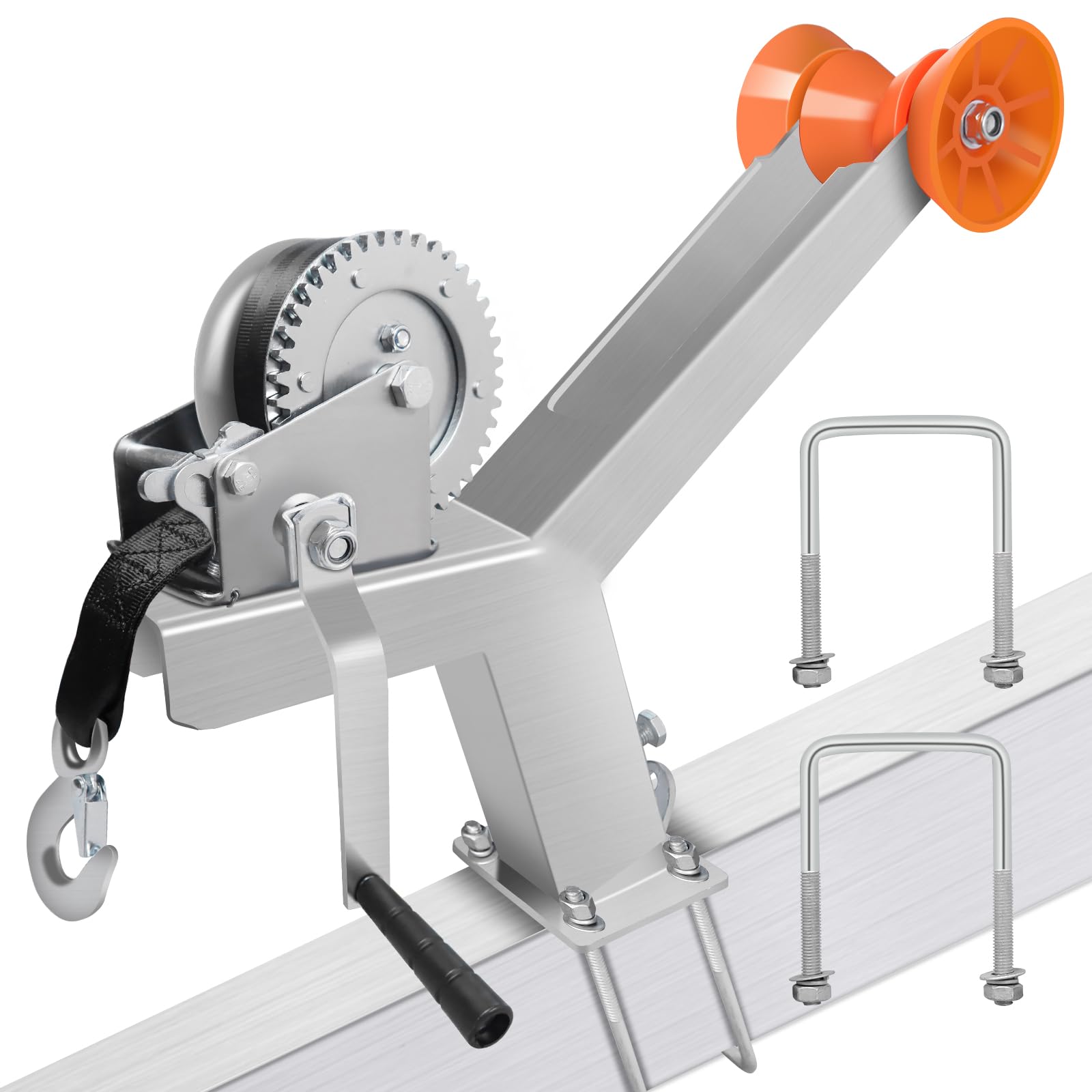 XIANGZI Adjustable Boat Trailer Winch Post with 1200LB Boat Winch ...