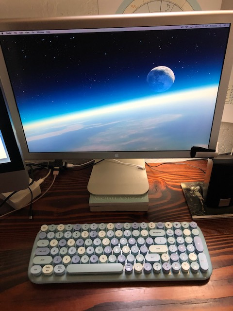 Limited Edition Pastel Blue Retro Typewriter Keyboard and Mouse Combo ...