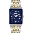 Amazon.com: Bulova Men's Modern Two-Tone Stainless 3-Hand Quartz Watch ...